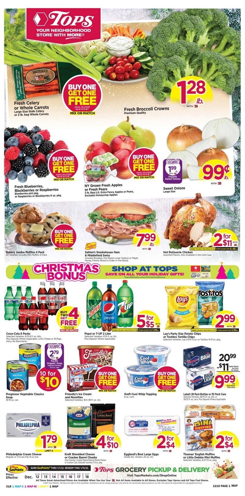 Tops Weekly Ad Dec 12 – Dec 18, 2021 (Christmas Promotion Included)