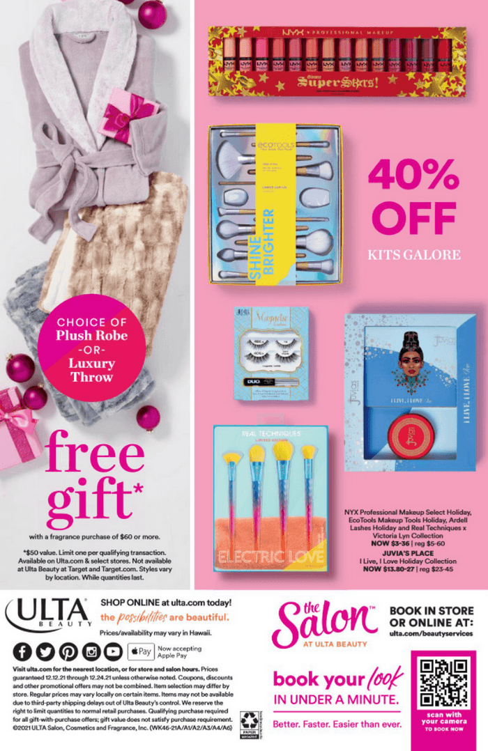 Ulta Beauty Weekly Ad Dec 12 – Dec 24, 2021