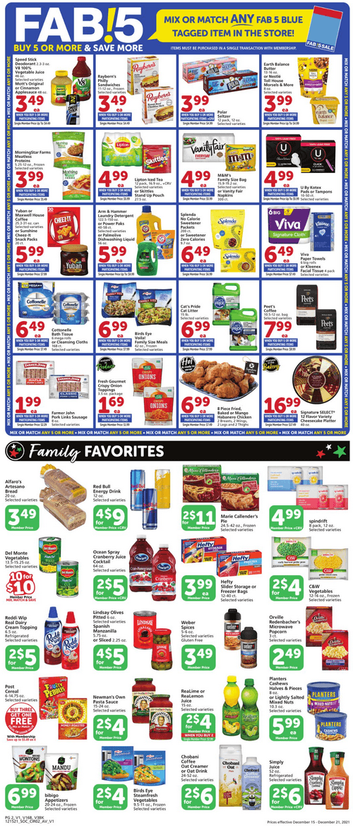 Vons Weekly Ad Dec 15 – Dec 21, 2021