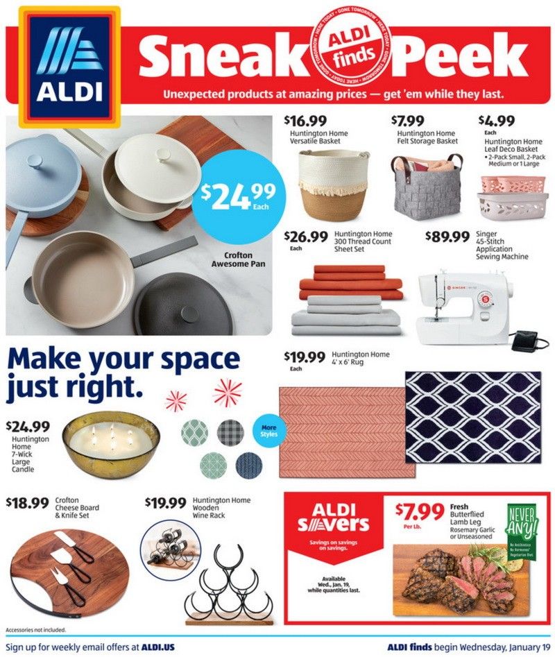 ALDI In-store Ad Sneak Peek Jan 19 – Jan 25, 2022