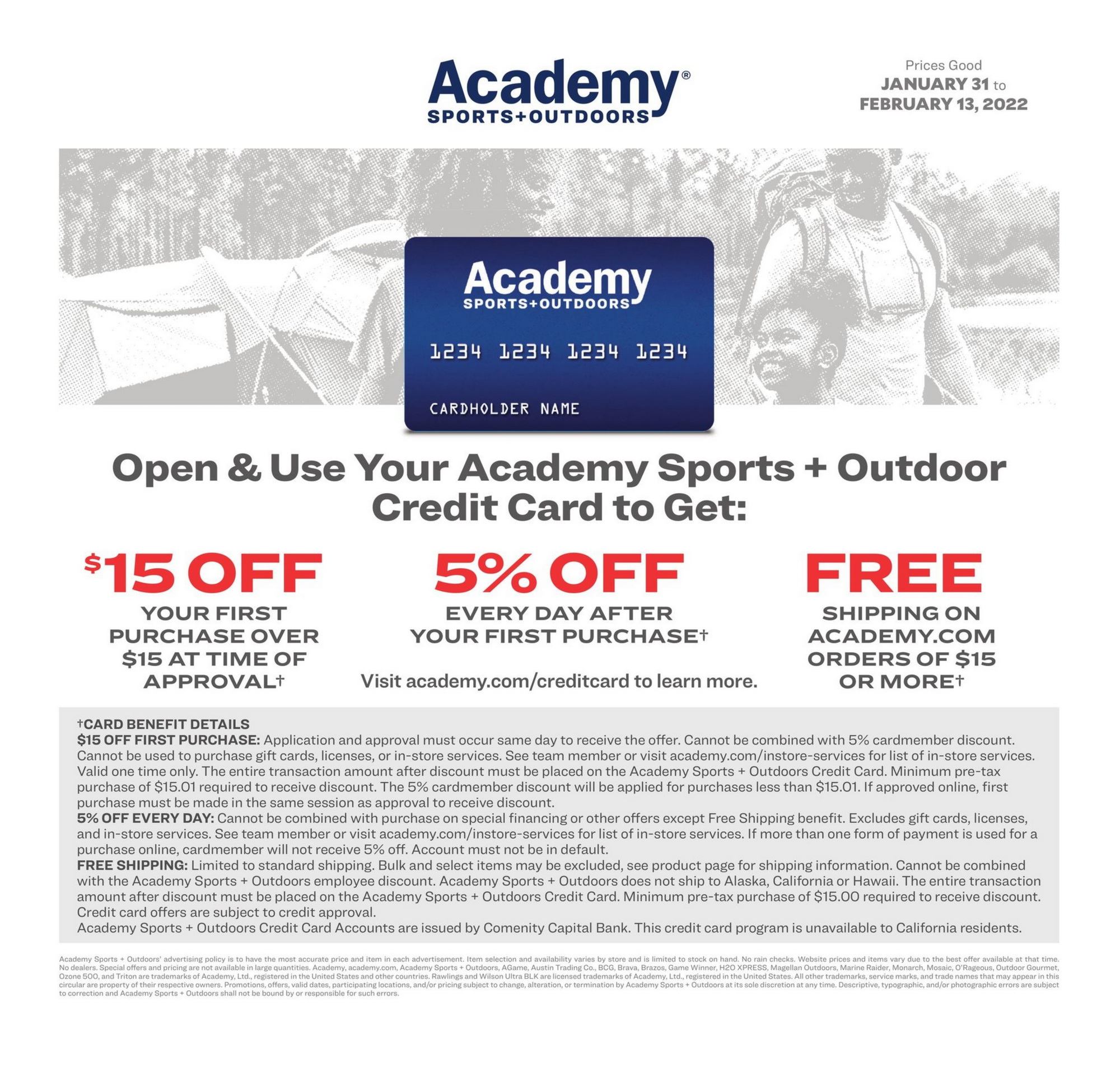 Academy Sports + Outdoors Weekly Ad Jan 31, 2022 – Feb 13, 2022