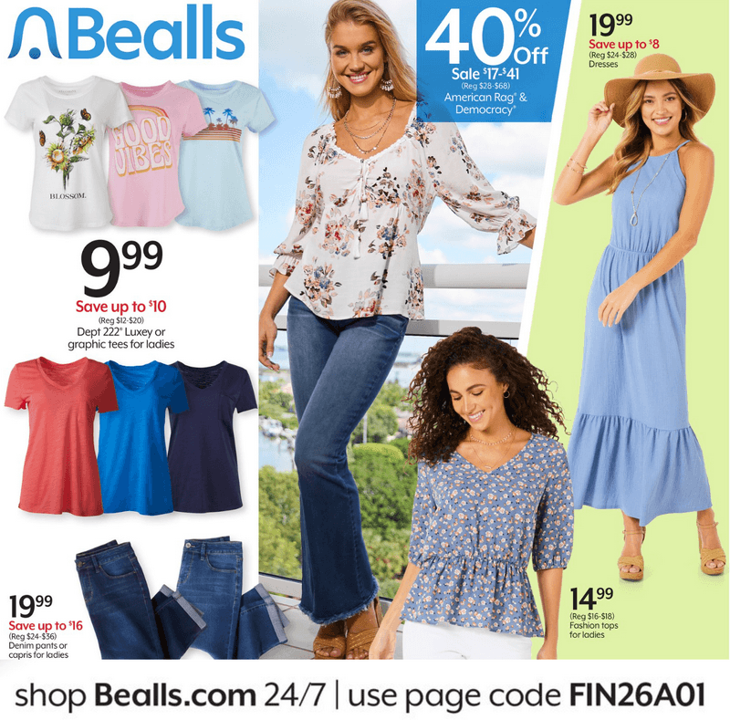 Bealls Weekly Ad Jan 26 – Feb 01, 2022
