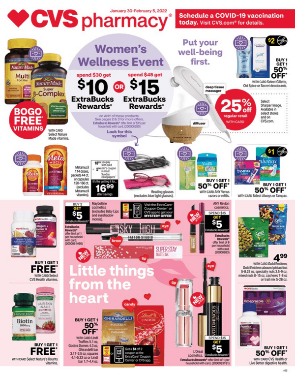 CVS Weekly Ad Jan 30 – Feb 05, 2022