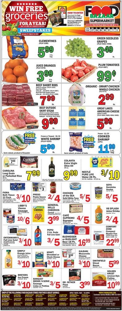 Food Bazaar Weekly Ad Jan 27 – Feb 02, 2022
