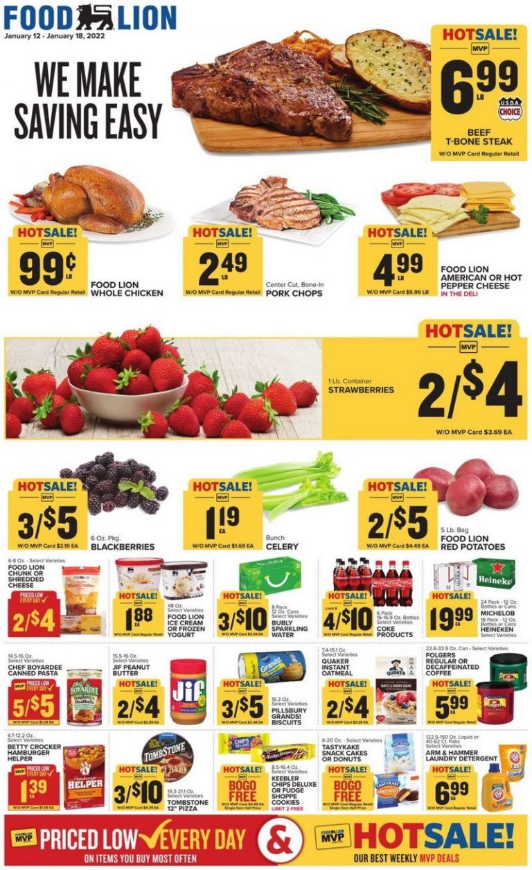 Food Lion Weekly Ad Jan 12 – Jan 18, 2022