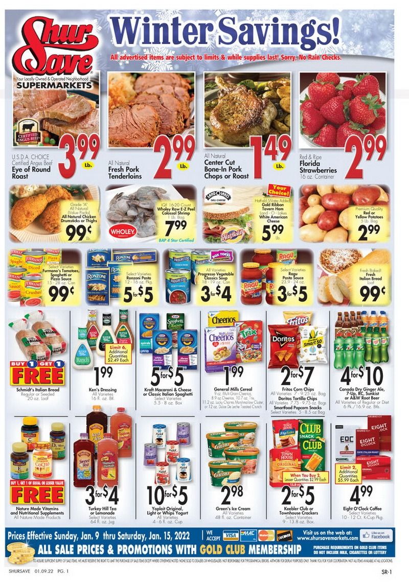 Gerrity's Supermarkets Weekly Ad Jan 09 – Jan 15, 2022