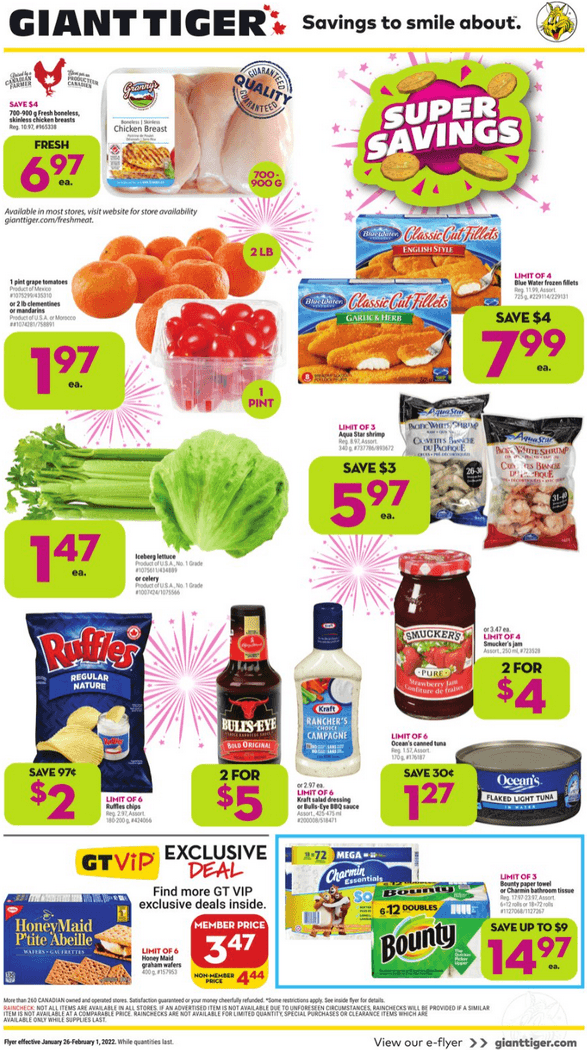 Giant Tiger Weekly Ad Jan 26 – Feb 01, 2022