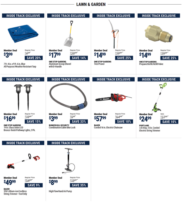 Harbor Freight Inside Track Member Deals Now Thru Feb 03, 2022