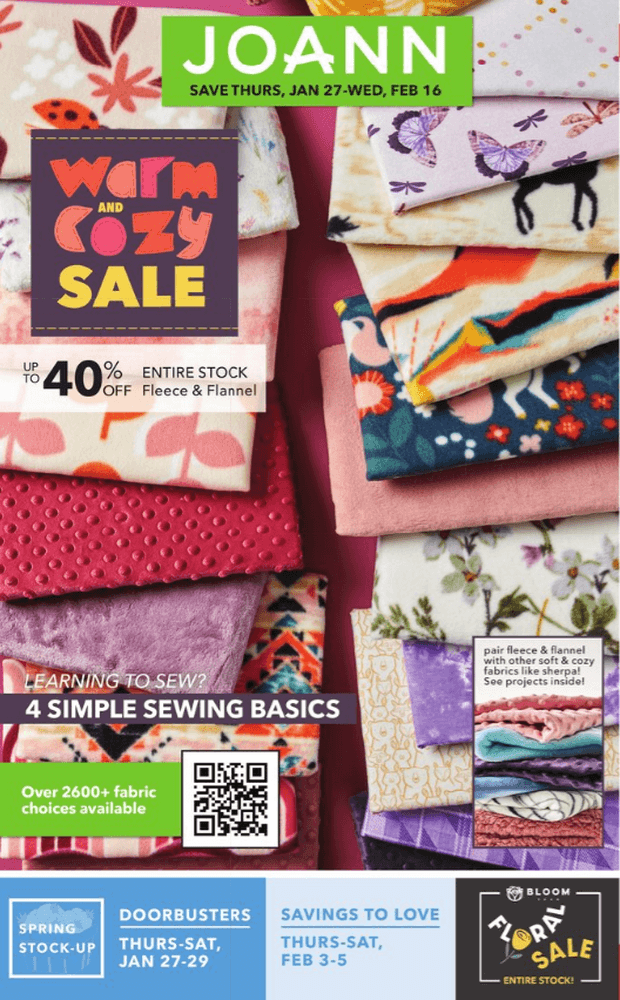 Jo-Ann Weekly Ad Jan 27 – Feb 16, 2022