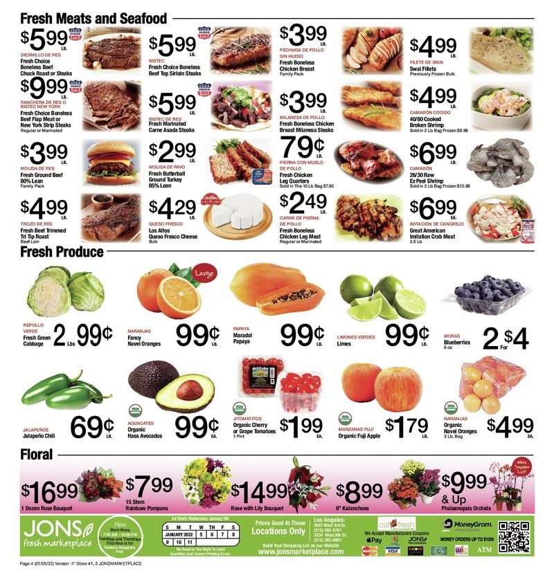 Jons Weekly Ad Jan 05 – Jan 11, 2022
