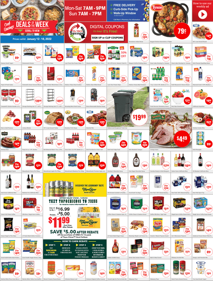Marc's Weekly Ad Jan 12 – Jan 18, 2022