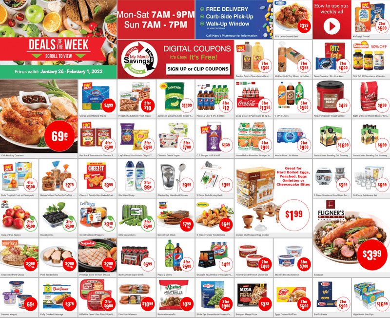 Marc's Weekly Ad Jan 26 – Feb 01, 2022