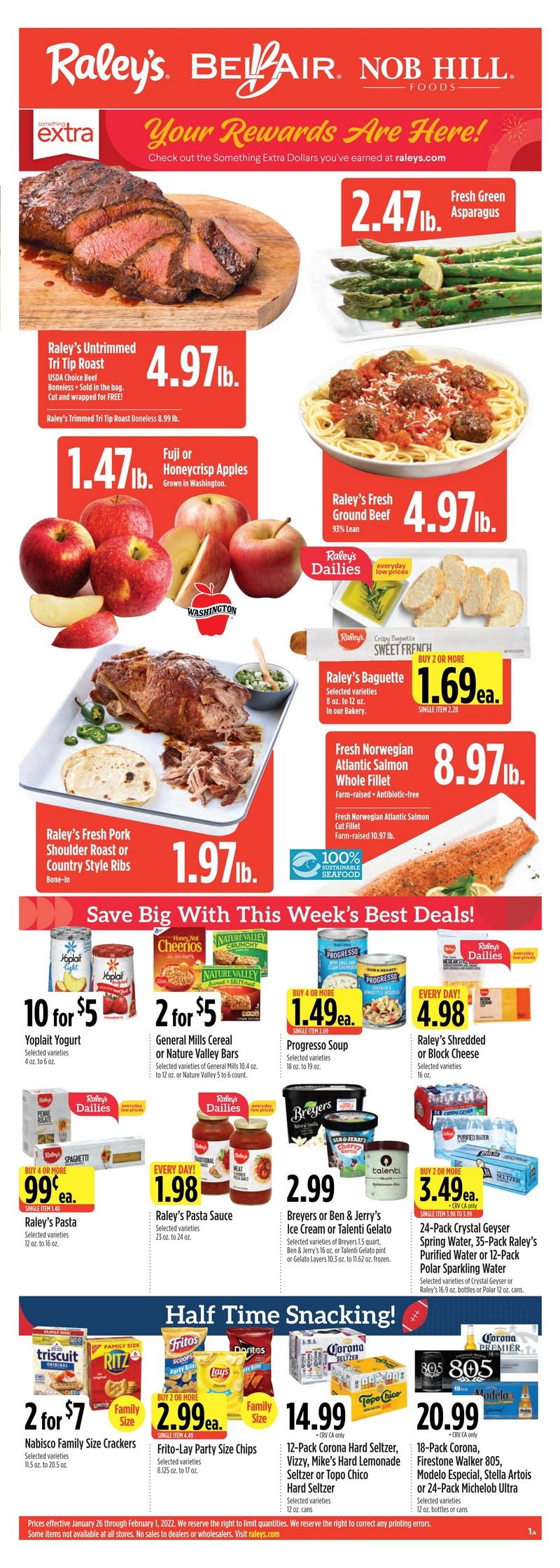 Raley's Supermarkets Weekly Ad Jan 26 – Feb 01, 2022