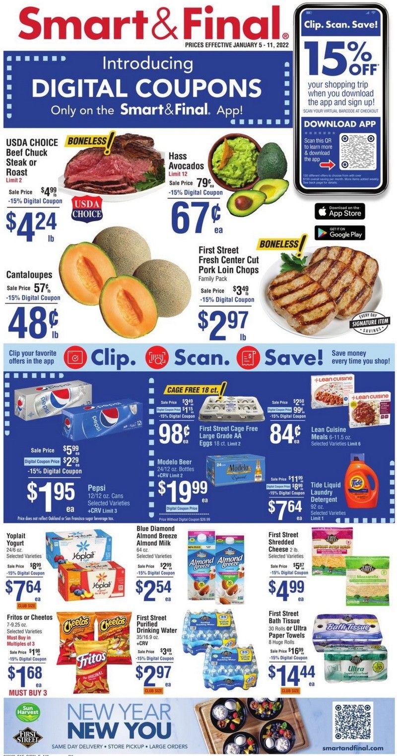 Smart & Final Weekly Ad Jan 05 – Jan 11, 2022