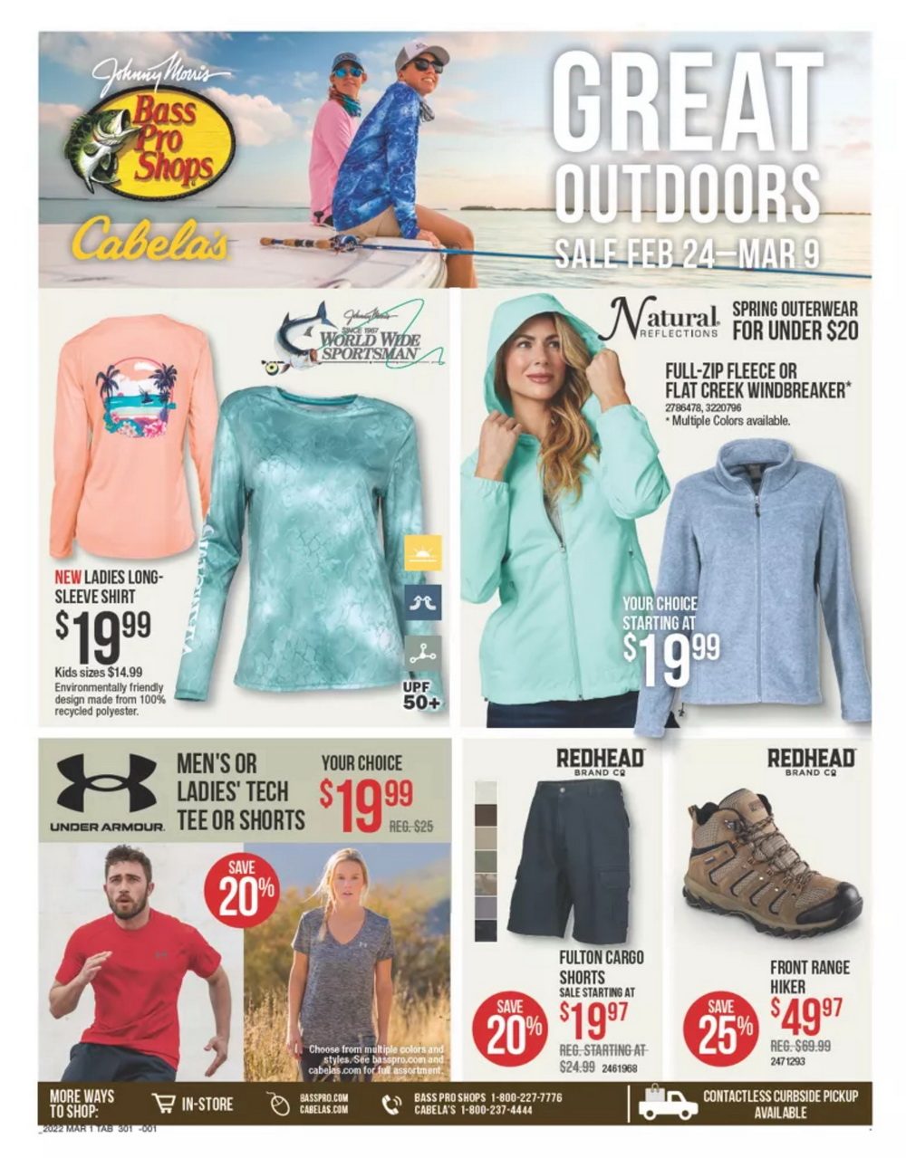 Bass Pro Shops Outdoor Sale Feb 24 – Mar 09, 2022