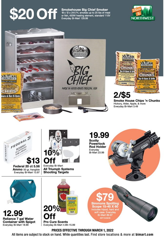 Bi-Mart Weekly Ad Feb 16 – Mar 01, 2022