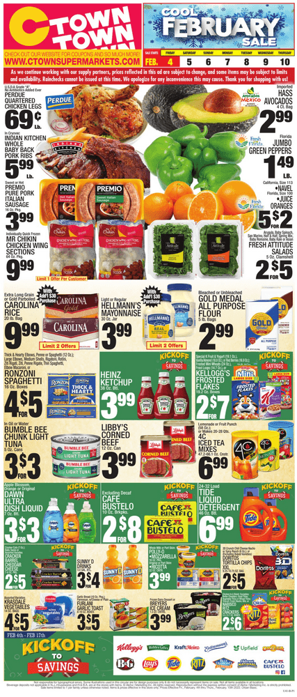 C-Town Weekly Ad Feb 04 – Feb 10, 2022