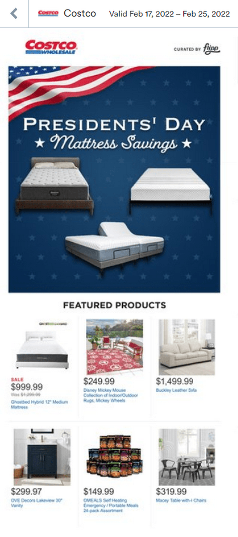Costco Weekly Ad Feb 17 – Feb 25, 2022