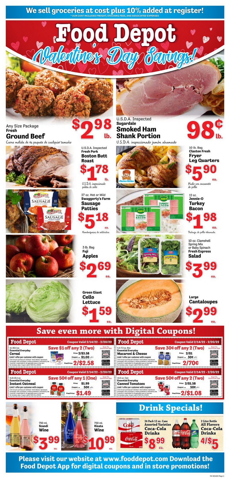 Food Depot Weekly Ad Feb 14 – Feb 20, 2022