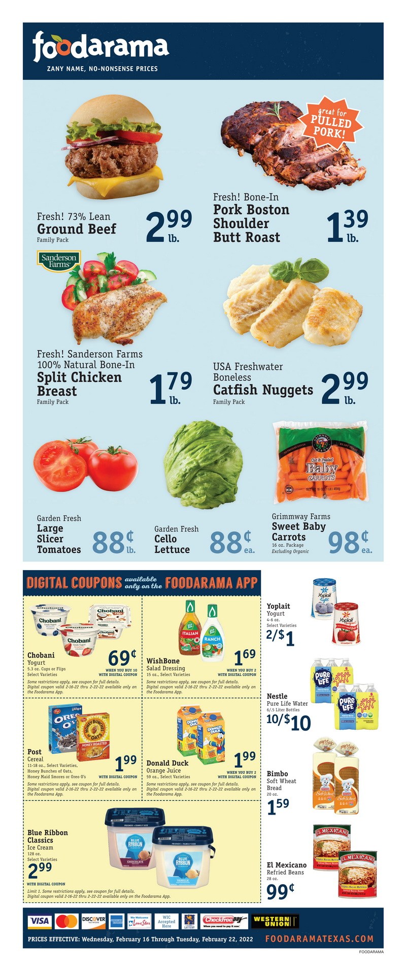 Foodarama Weekly Ad Feb 16 – Feb 22, 2022