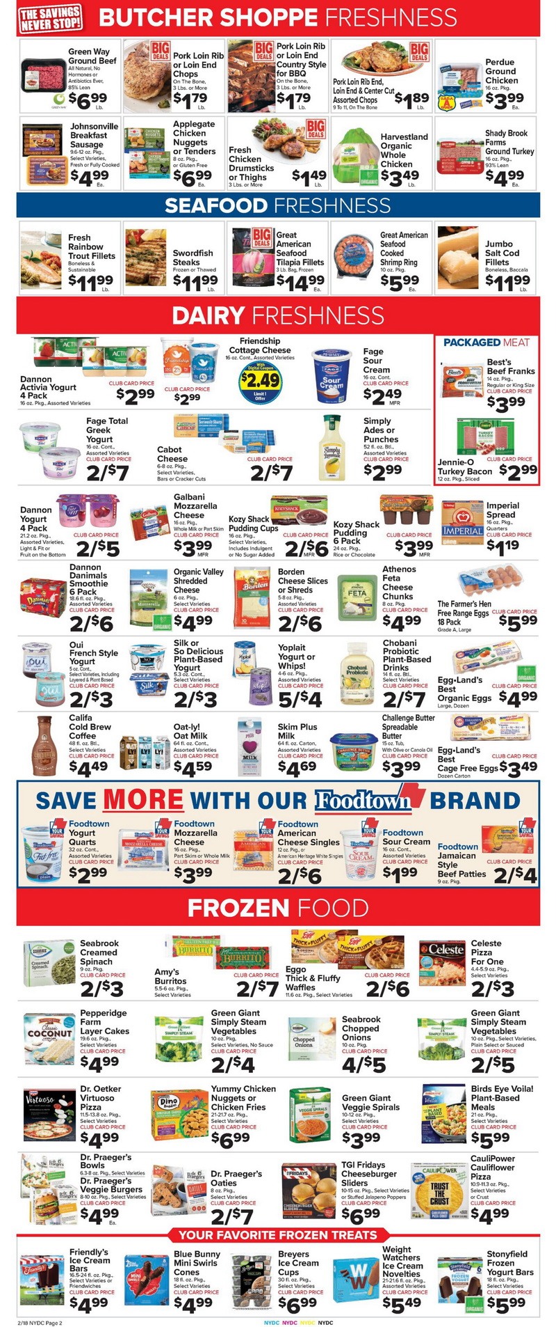 Foodtown Weekly Ad Feb 18 – Feb 24, 2022