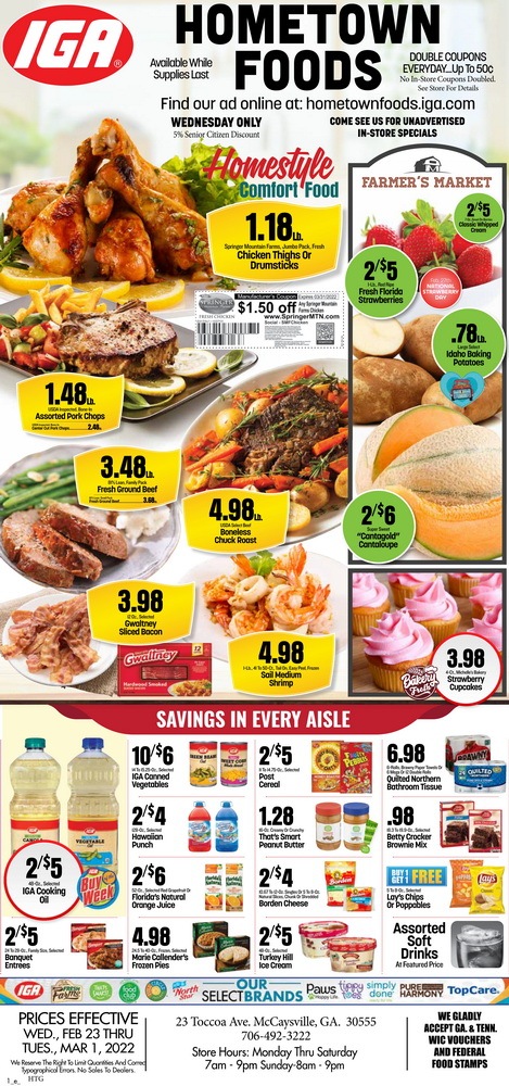 IGA Weekly Ad Feb 23 – Mar 01, 2022
