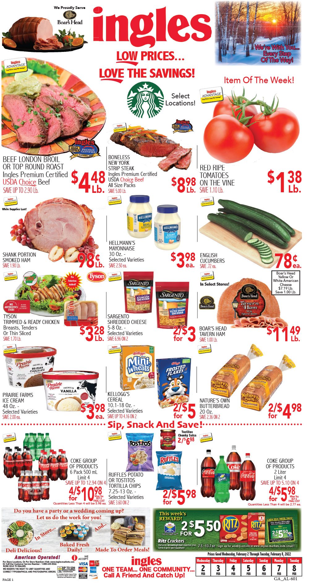 Ingles Weekly Ad Feb 02 – Feb 08, 2022