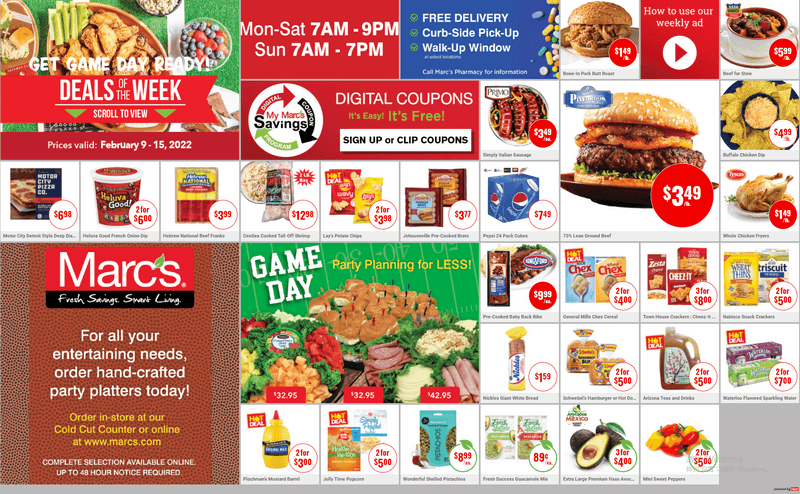 Marc's Weekly Ad Feb 09 – Feb 15, 2022