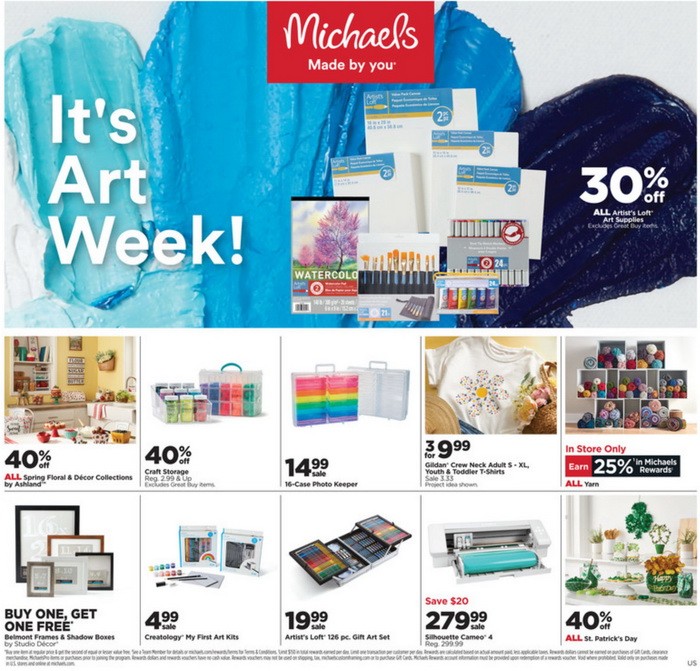 Michaels Weekly Ad Feb 27 – Mar 05, 2022