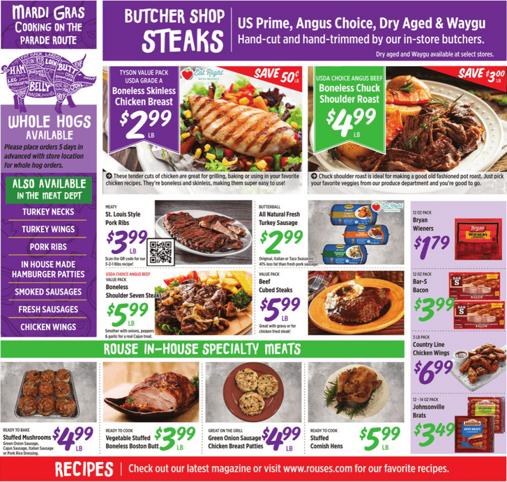 Rouses Weekly Ad Feb 16 – Feb 23, 2022
