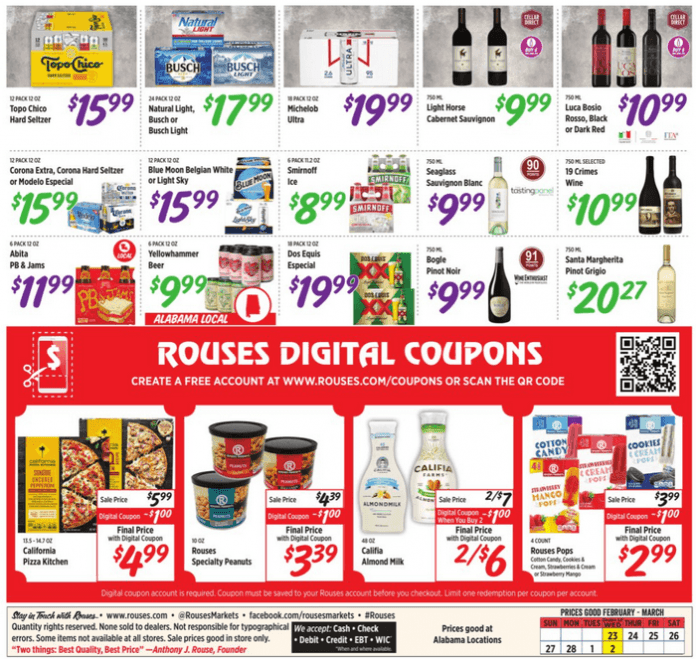 Rouses Weekly Ad Feb 23 – Mar 02, 2022