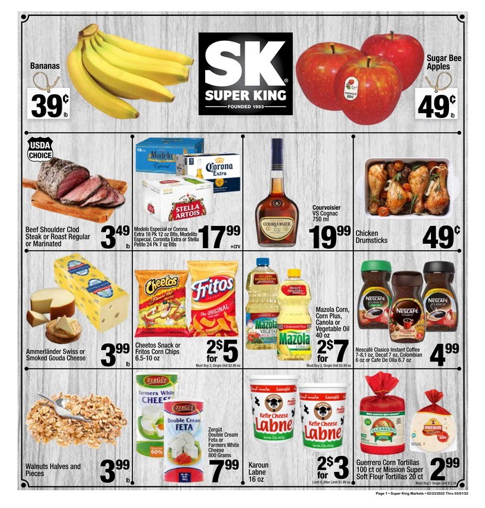 Super King Weekly Ad Feb 23 – Mar 01, 2022