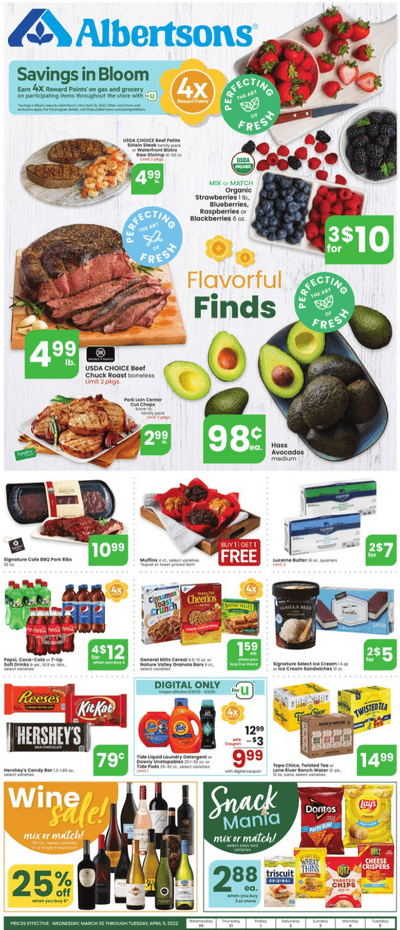 Albertsons Weekly Mar 30 – Apr 05, 2022 (Easter Promotion Included)