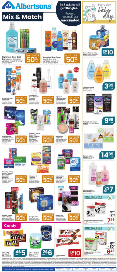 Albertsons Weekly Mar 30 – Apr 05, 2022 (Easter Promotion Included)