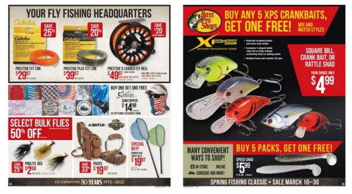 Bass Pro Shops Spring Fishing Sale Mar 10 – Mar 30, 2022