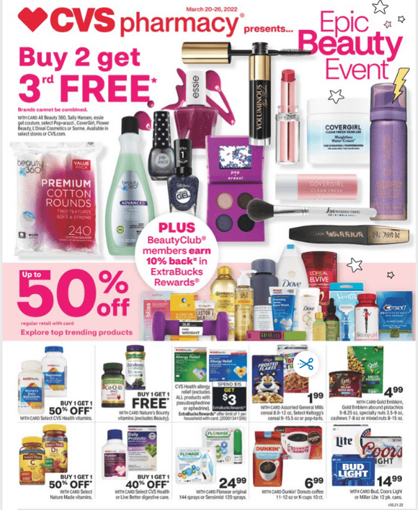 CVS Weekly Ad Mar 20 – Mar 26, 2022