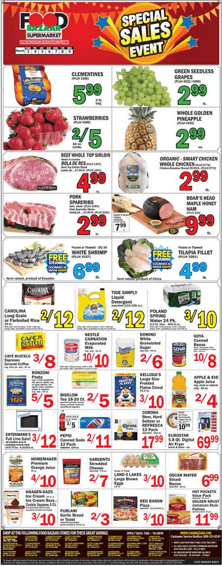 Food Bazaar Weekly Ad Mar 03 – Mar 09, 2022