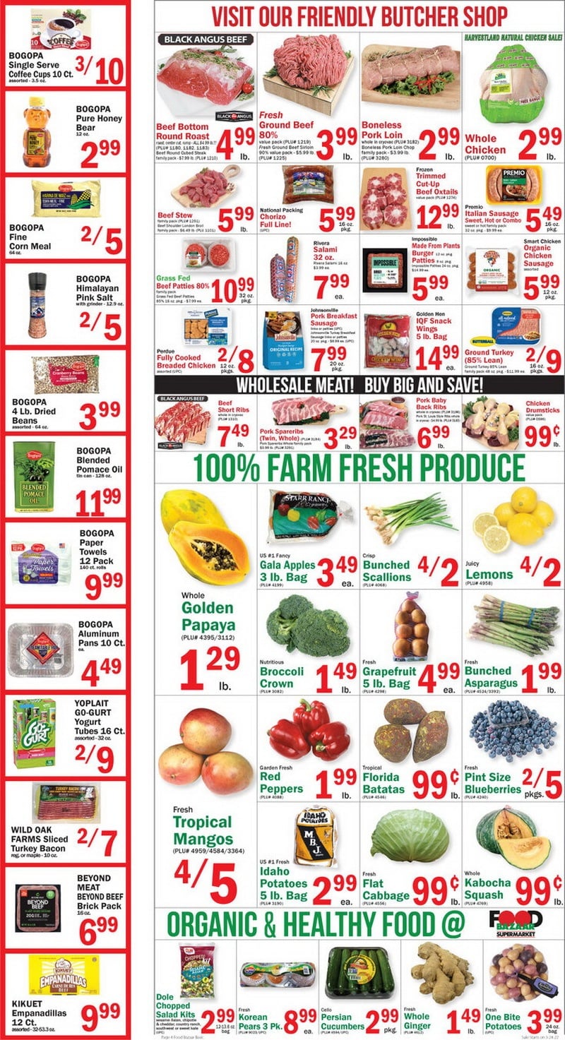 Food Bazaar Weekly Ad Mar 24 – Mar 30, 2022