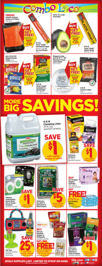 HEB Weekly Ad Mar 23 – Mar 29, 2022 (Easter Promotion Included)