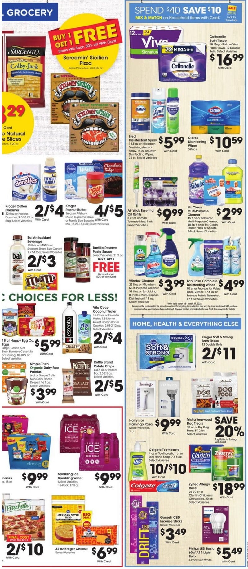 Kroger Weekly Ad Mar 23 – Mar 29, 2022 (Easter Promotion Included)