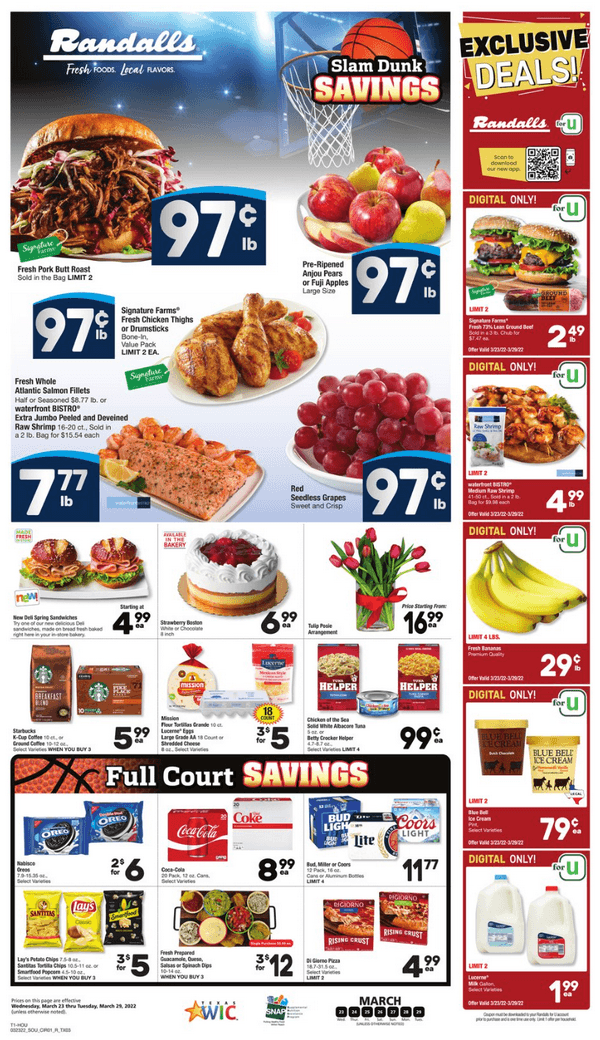 Randalls Weekly Ad Mar 23 – Mar 29, 2022