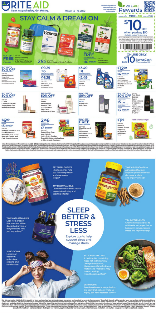 Rite Aid Weekly Ad Mar 13 – Mar 19, 2022 (Easter Promotion Included)