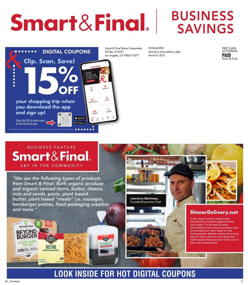 Smart & Final Weekly Ad Mar 09 – Mar 22, 2022