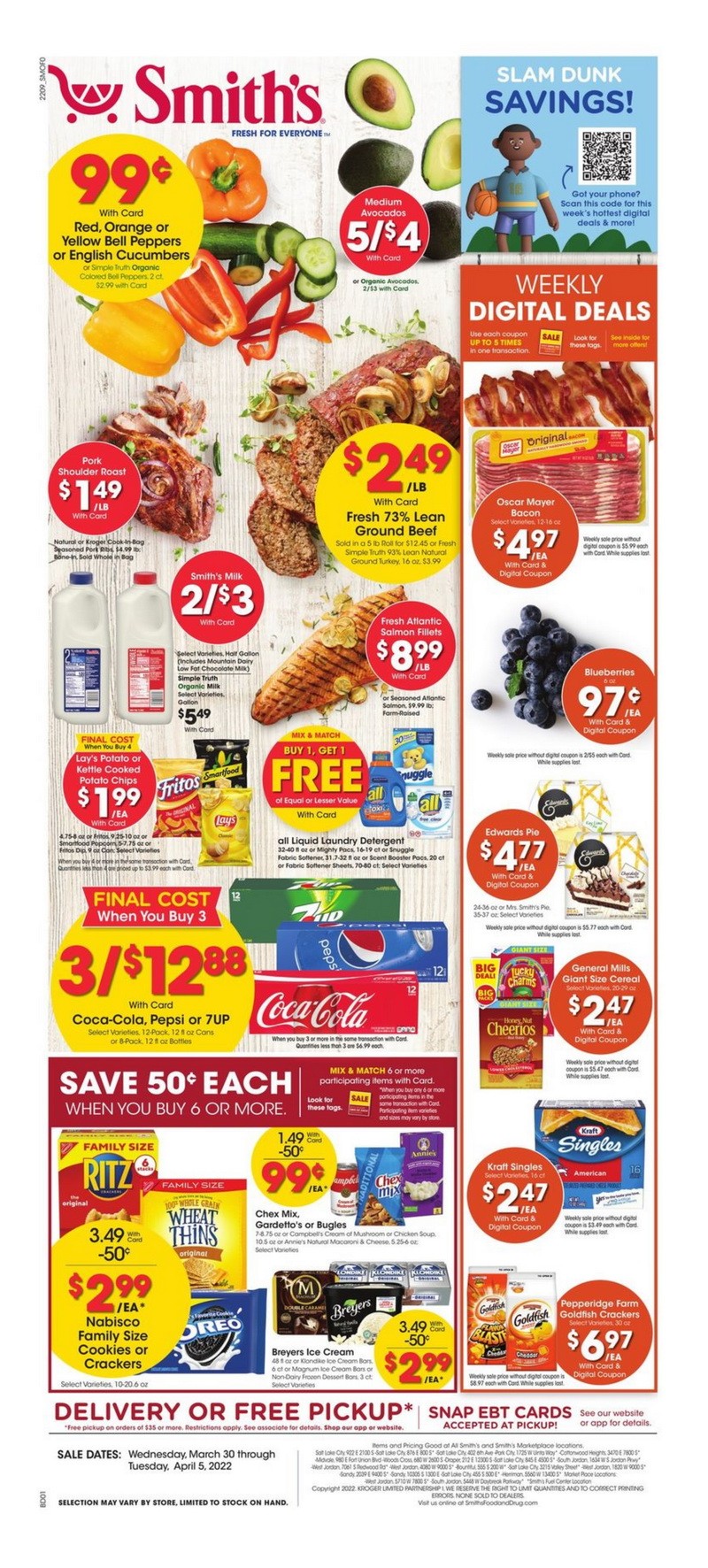 Smith's Food and Drug Weekly Ad Mar 30 – Apr 05, 2022