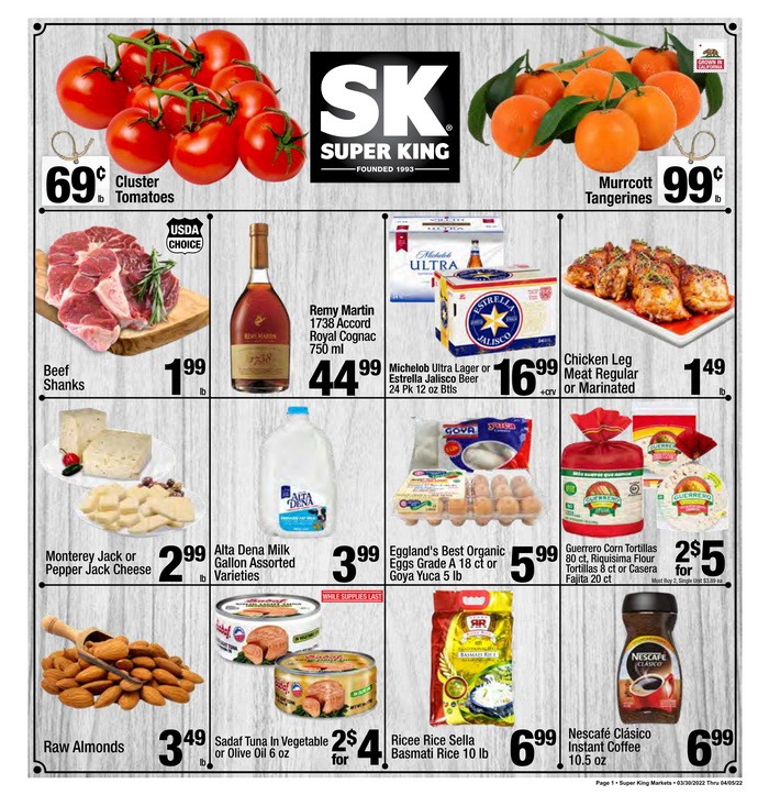 Super King Weekly Ad Mar 30 – Apr 05, 2022
