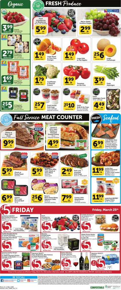 Vons Weekly Ad Mar 23 – Mar 29, 2022