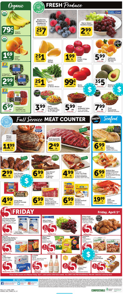 Vons Weekly Flyer Mar 30 – Apr 05, 2022 (Easter Promotion Included)