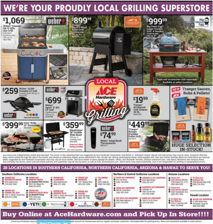 ACE Hardware Spring Sale Apr 11 – Apr 25, 2022