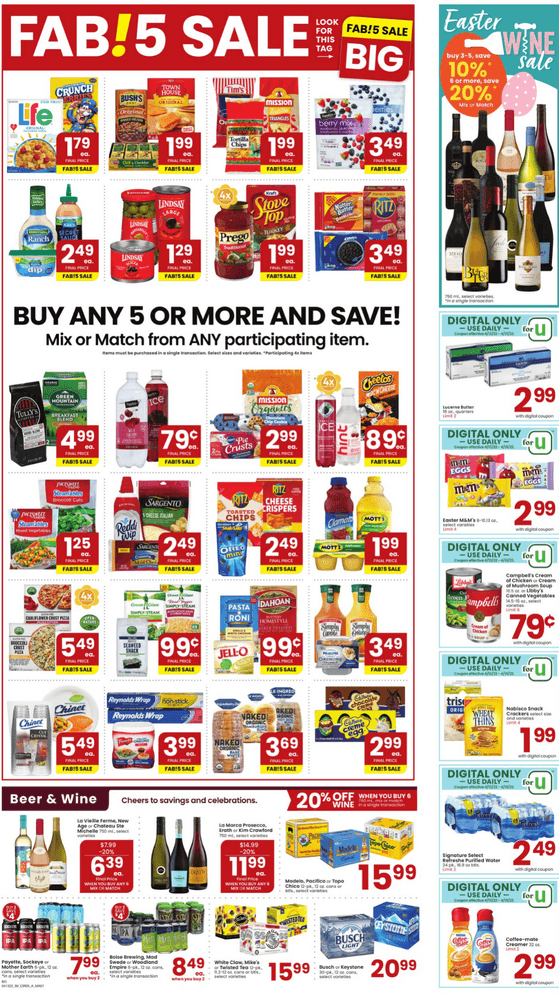 Albertsons Weekly Ad Apr 13 – Apr 19, 2022 (Easter Promotion Included)