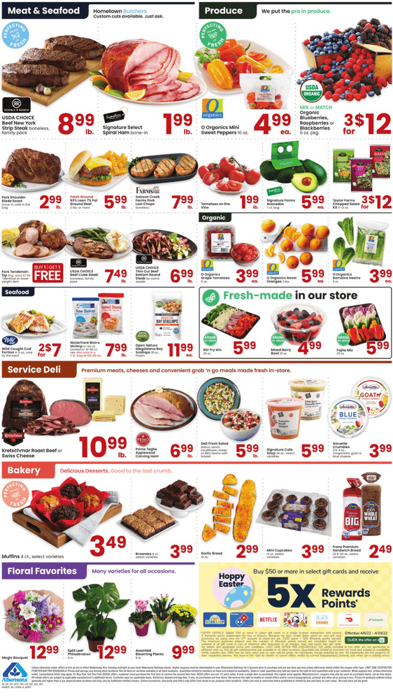 Albertsons Weekly Ad Apr 13 – Apr 19, 2022 (Easter Promotion Included)